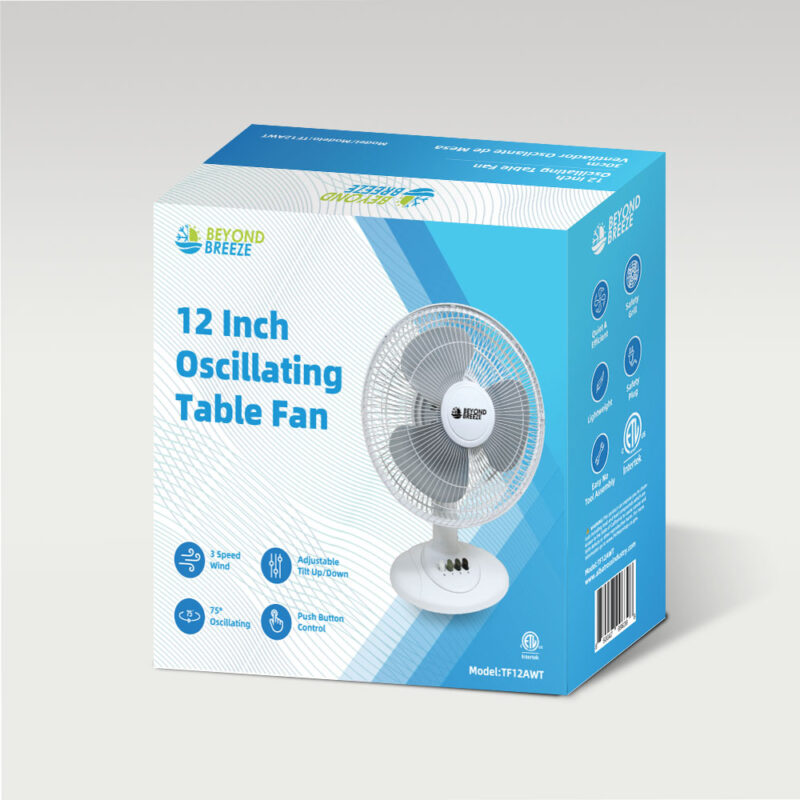 12 INCH Oscillating table fan – Albatrossindustry