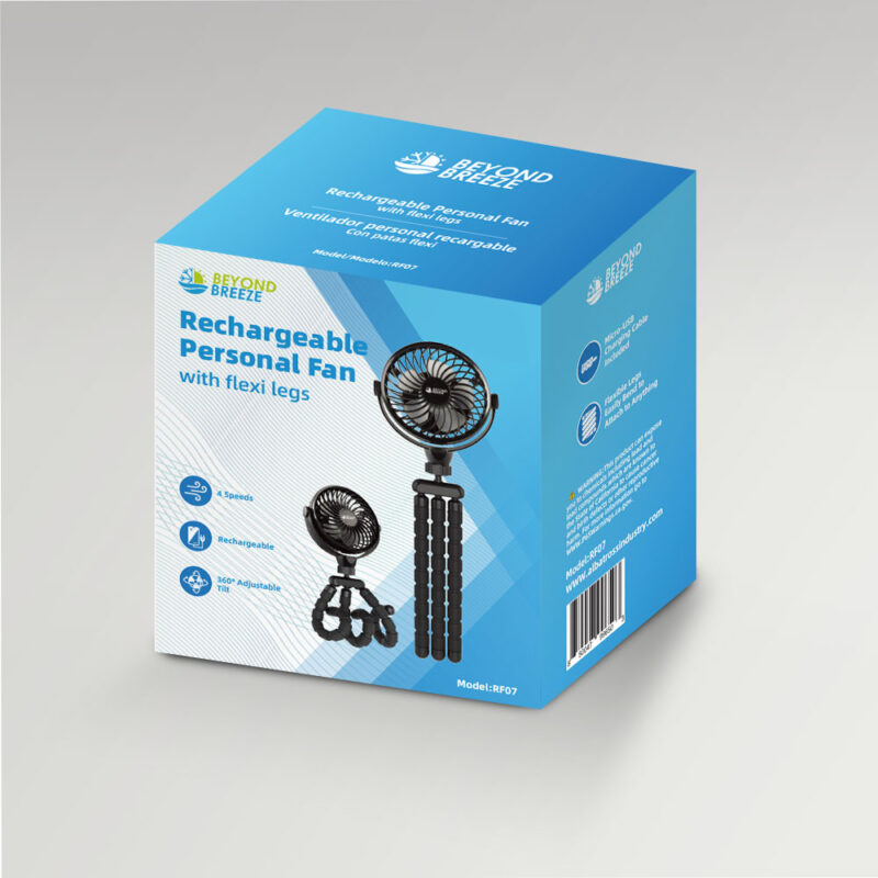 4 INCH Rechargeable Fan with Flexible Legs – Albatrossindustry
